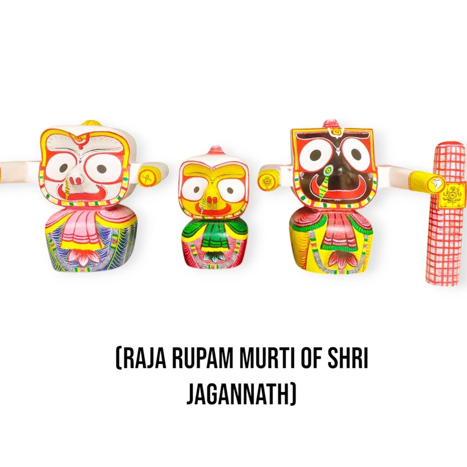 Raja Rupam Jagannath | Round Body Neem Wood | Odia Tradition