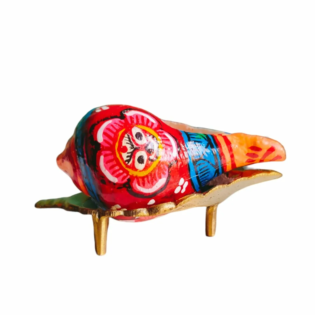 Painted Conch: Jagannath Abhishek Divine Offering | JK