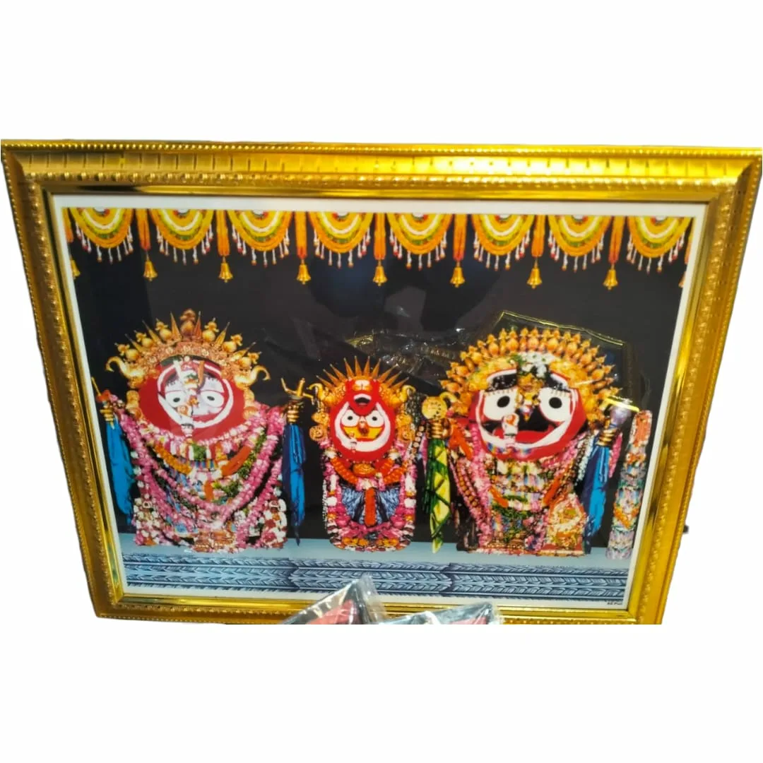 Jagannath Suna Besh Frame (2x1.5ft) Divine Decor | JK