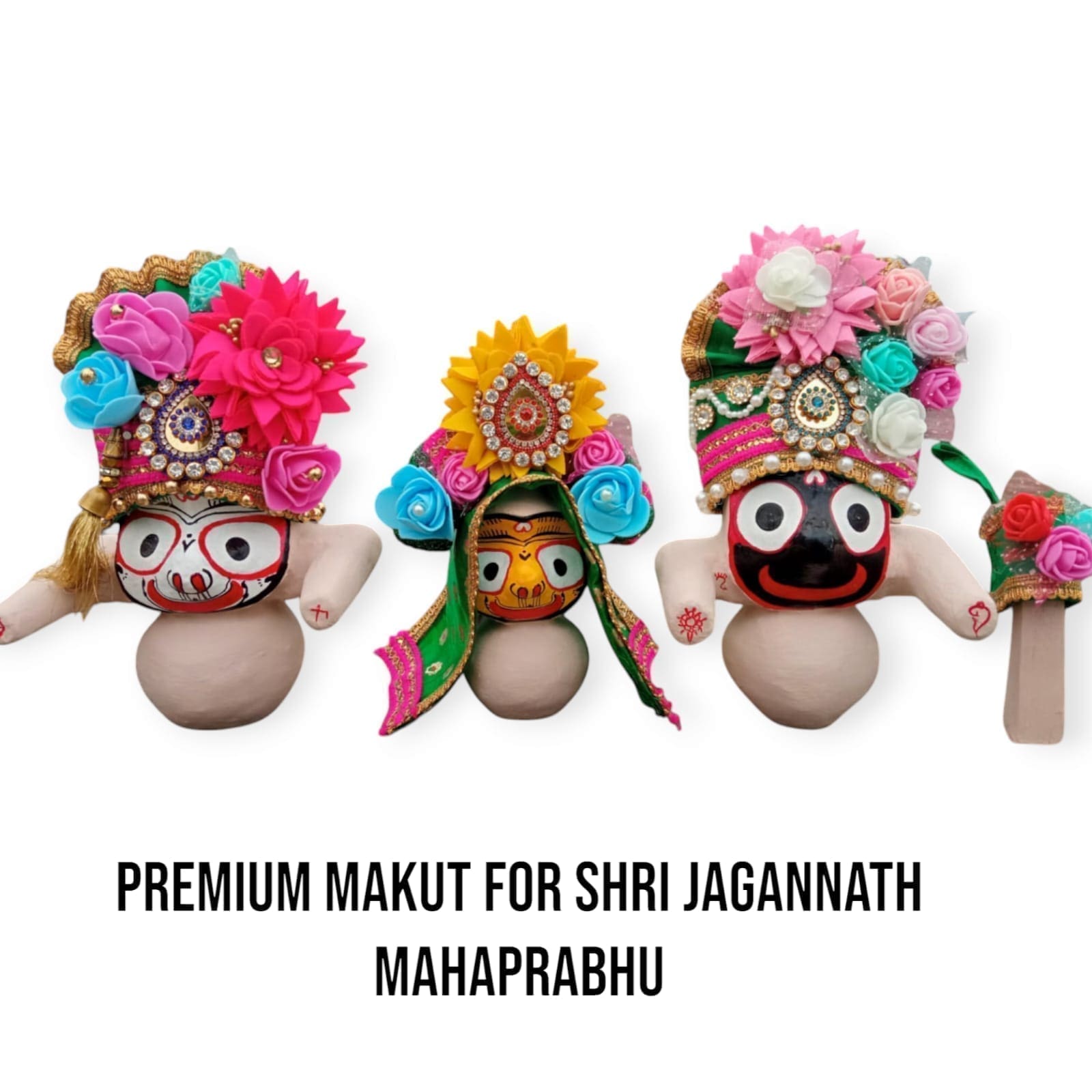 Premium Flower Mukut of Shri Jagannath Mahaprabhu | Spiritual Items ...