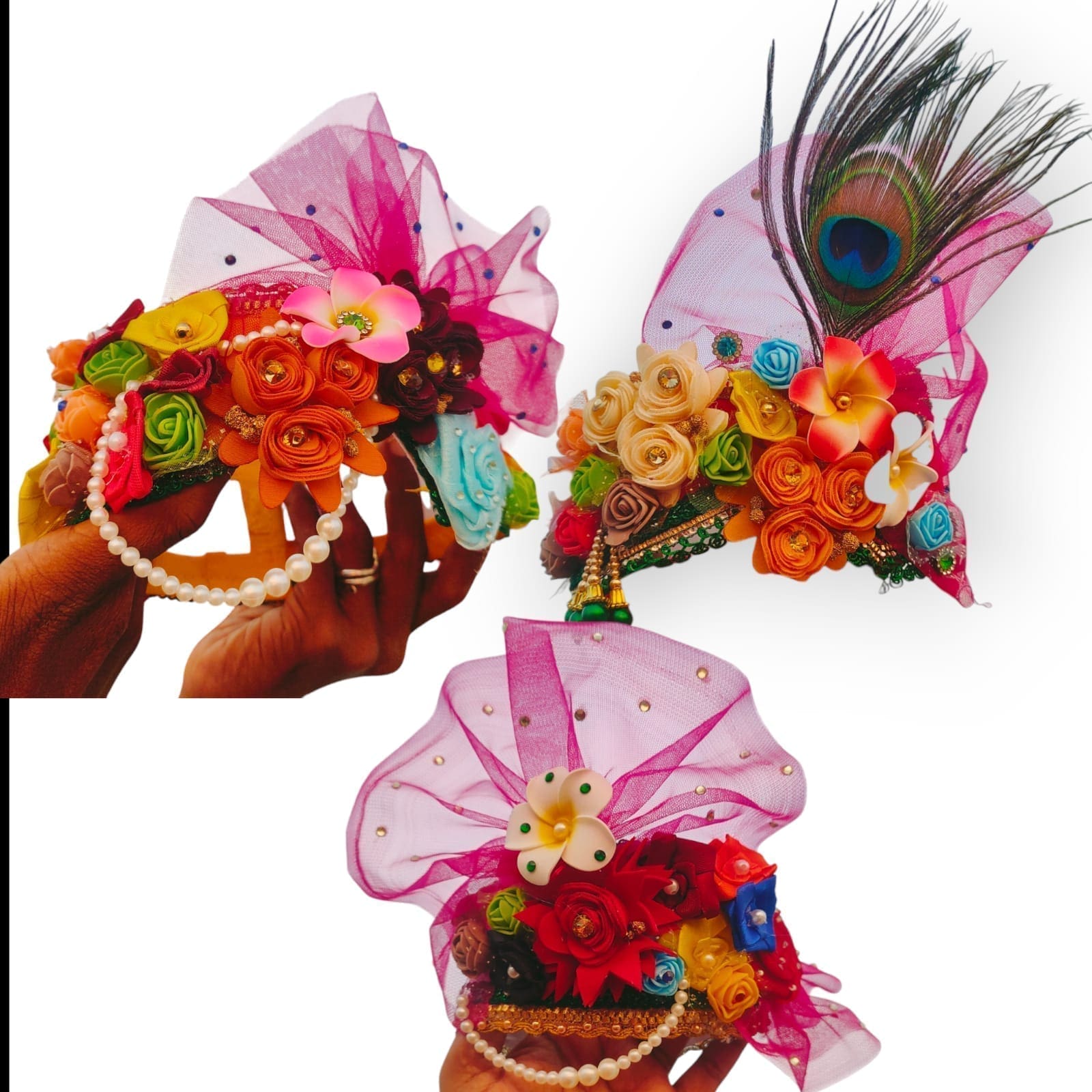 Premium Flower Mukut of Shri Jagannath Mahaprabhu | Spiritual Items ...