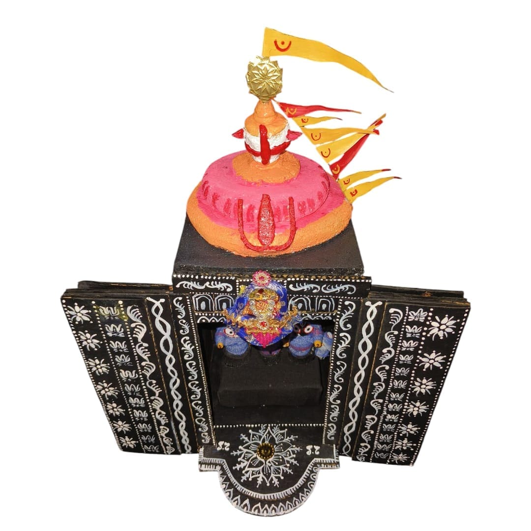 Jagannath Home Temple Set | Neem Murti & Mahaprasadam